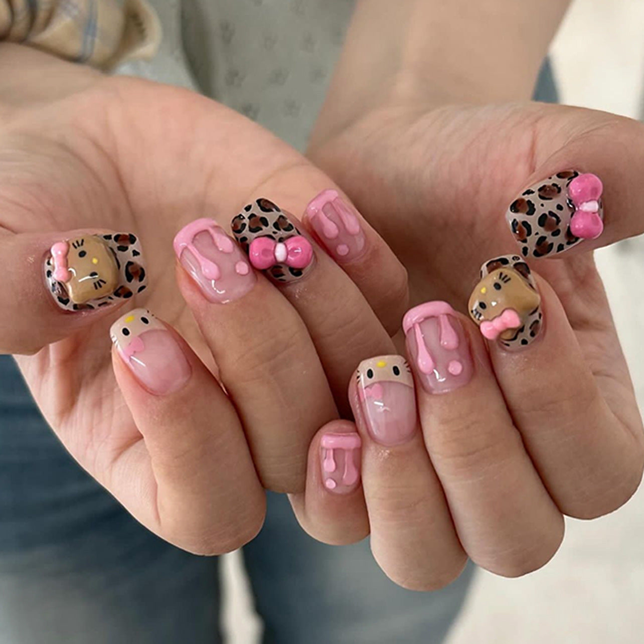 Animal Nail Designs For Short Nails NERD BUNNY NAIL ART DESIGN | GEEK