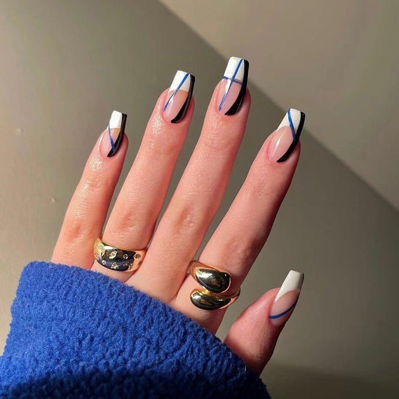 Black And Blue Nails 20 Navy Blue Fall Nail Designs (That You NEED To